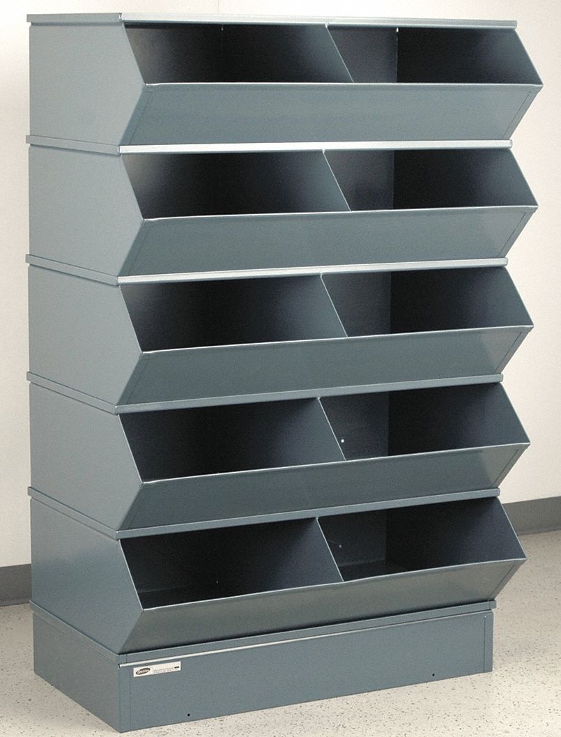 STACKBIN, 37 in x 24 in x 55 in, Std, Sectional Stacking Bin Unit ...