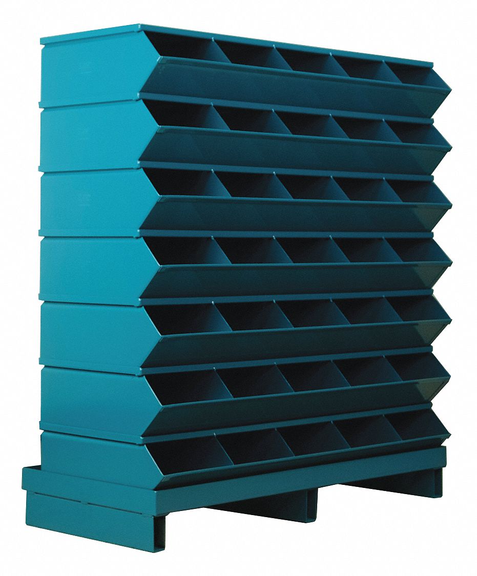 STACKBIN, 37 in x 3 1/8 in x 41 in, Pallet, Sectional Stacking Bin Unit ...