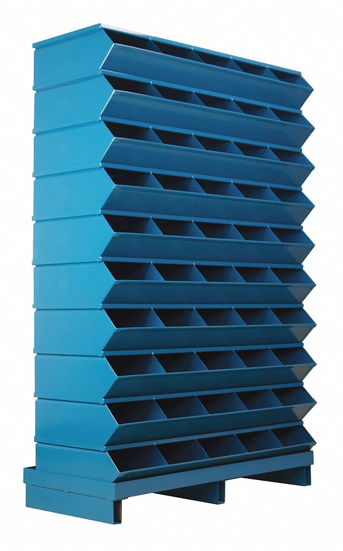 STACKBIN, 37 in x 3 1/8 in x 57 1/2 in, Pallet, Sectional Stacking Bin ...