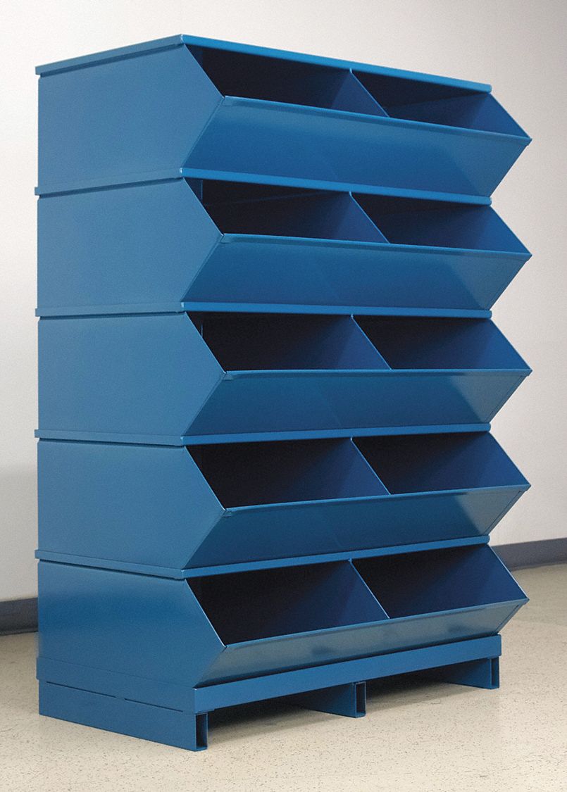 STACKBIN, 37 in x 24 in x 50 in, Pallet, Sectional Stacking Bin Unit ...