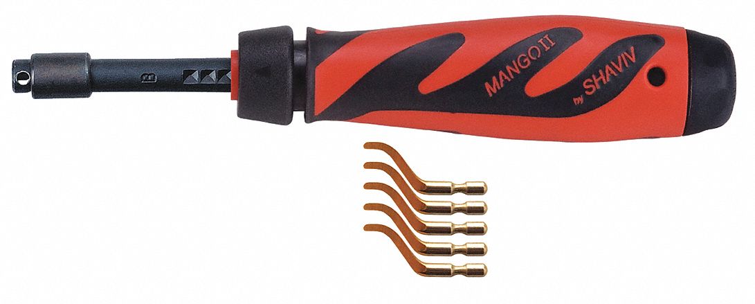 SHAVIV, B11P Blade, Mango II Handle, Deburring Tool Set - 45NY04|155 ...