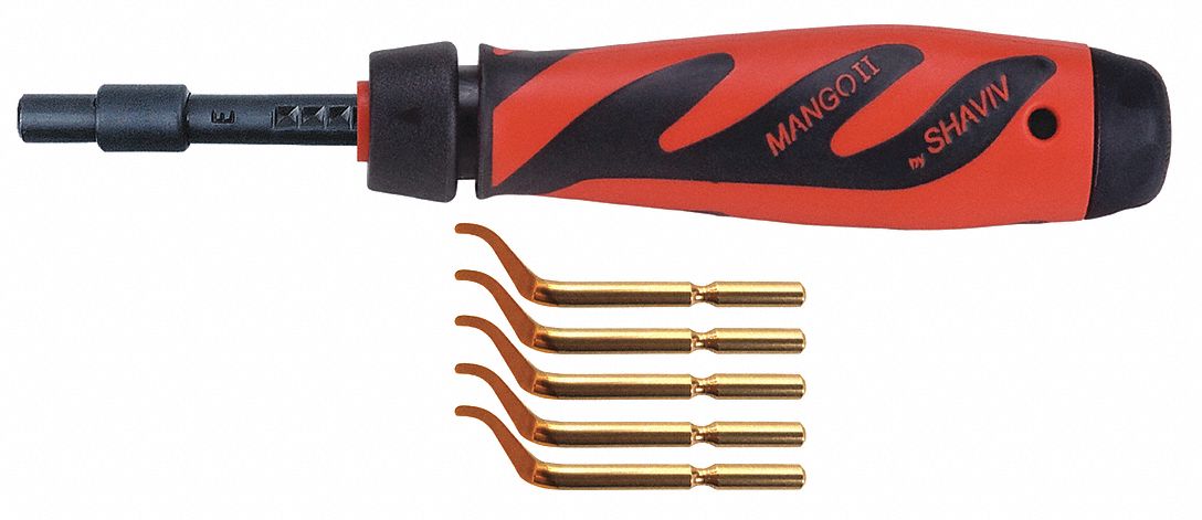 SHAVIV, E111P Blade, Mango II Handle, Deburring Tool Set - 45NY05|155 ...
