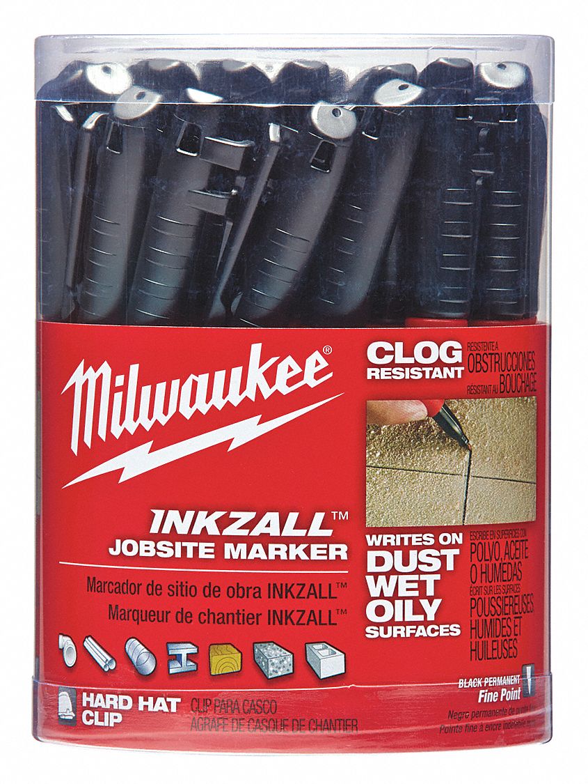 Permanent Industrial Marker Tip, 36 PK - Grainger