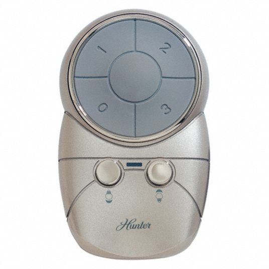 HUNTER, Desert Platinum, 4 7/8 in Lg, Wireless Remote Control - 45PE02 ...