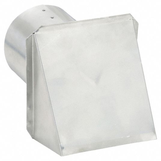 Smooth Rain Cap, Round, Wall Cap - 45PE71|45PE71 - Grainger