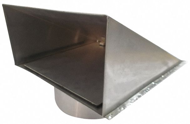 Smooth Rain Cap, Round, Wall Cap - 45PE73|45PE73 - Grainger