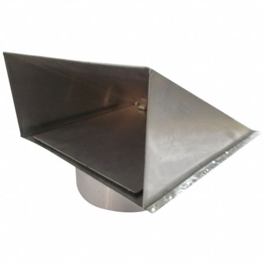 Smooth Rain Cap, Round, Wall Cap - 45PE73|45PE73 - Grainger