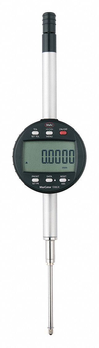 MAHR, 0 in to 2 in /0.001 mm to 50 mm, Inch/Metric, Digital Indicator ...