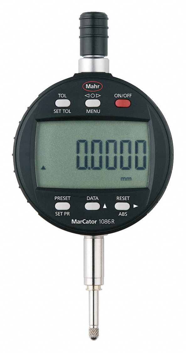 MAHR, 0 in to 0.5 in /0.001 mm to 12.5 mm, Inch/Metric, Digital ...
