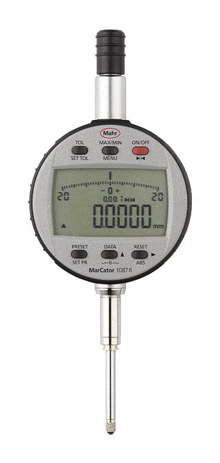 MAHR, 0 in to 1 in /0.001 mm to 25 mm, Inch/Metric, Digital Indicator ...