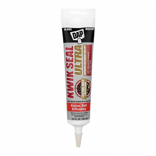 DAP, Kwik Seal Ultra, Gloss Biscuit, Acrylic Latex Sealant - 45PG64 ...