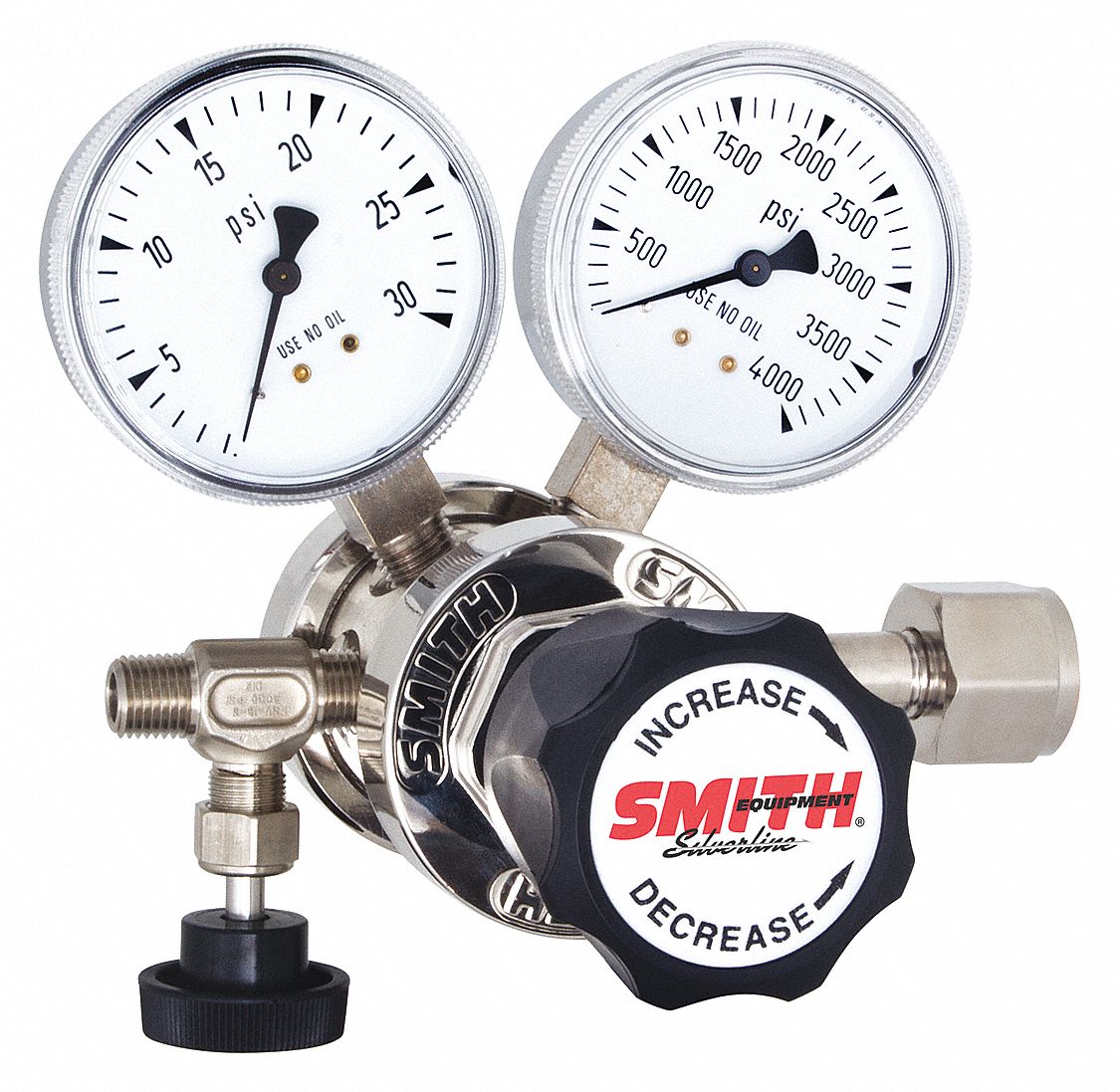SMITH EQUIPMENT, Two Stage, CGA 540 Inlet, High Purity Gas Regulator ...