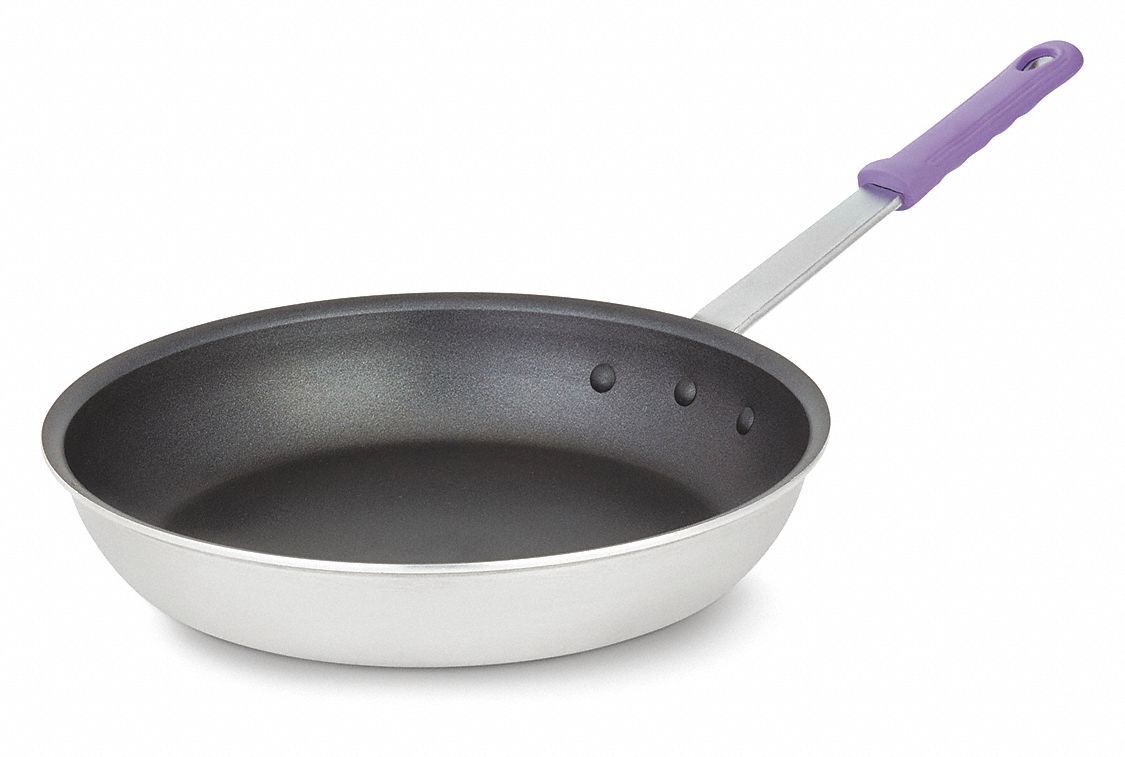 VOLLRATH, Non-Stick, 12 in Top Dia, Fry Pan - 45RJ66|T401280 - Grainger