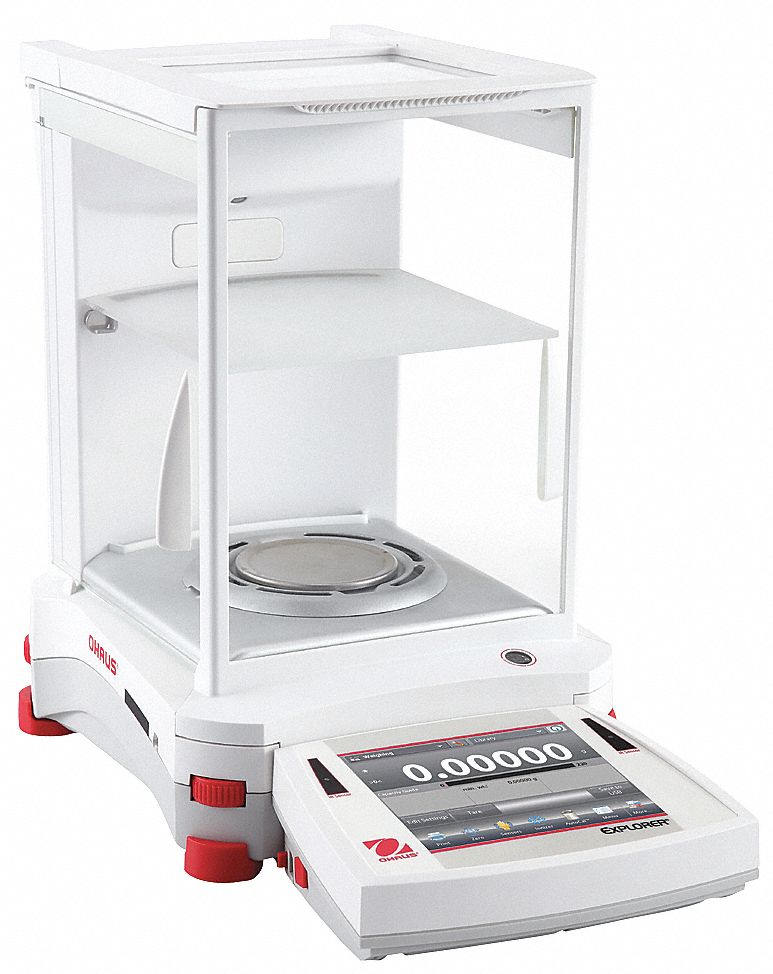 OHAUS, 120 g Capacity, 0.00001 g Readability, Compact Bench Scale ...