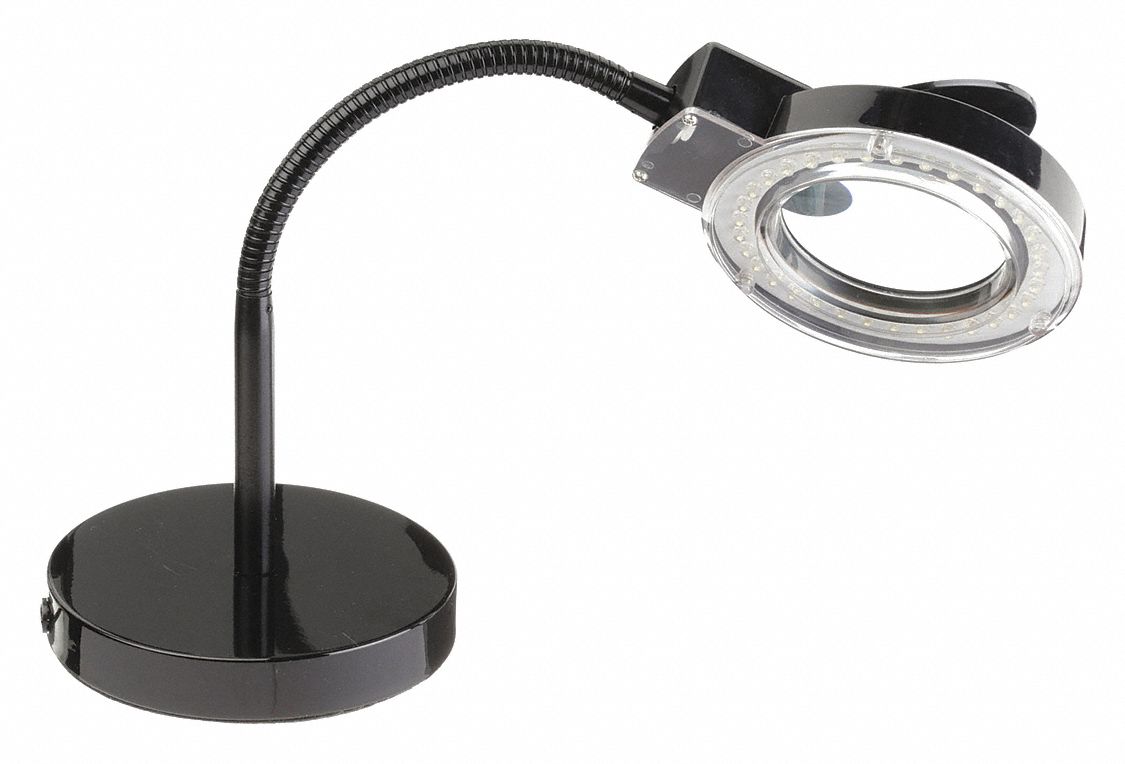 TENSOR, LED, 2x, Round Magnifier Light - 45RM48|10C-006 - Grainger
