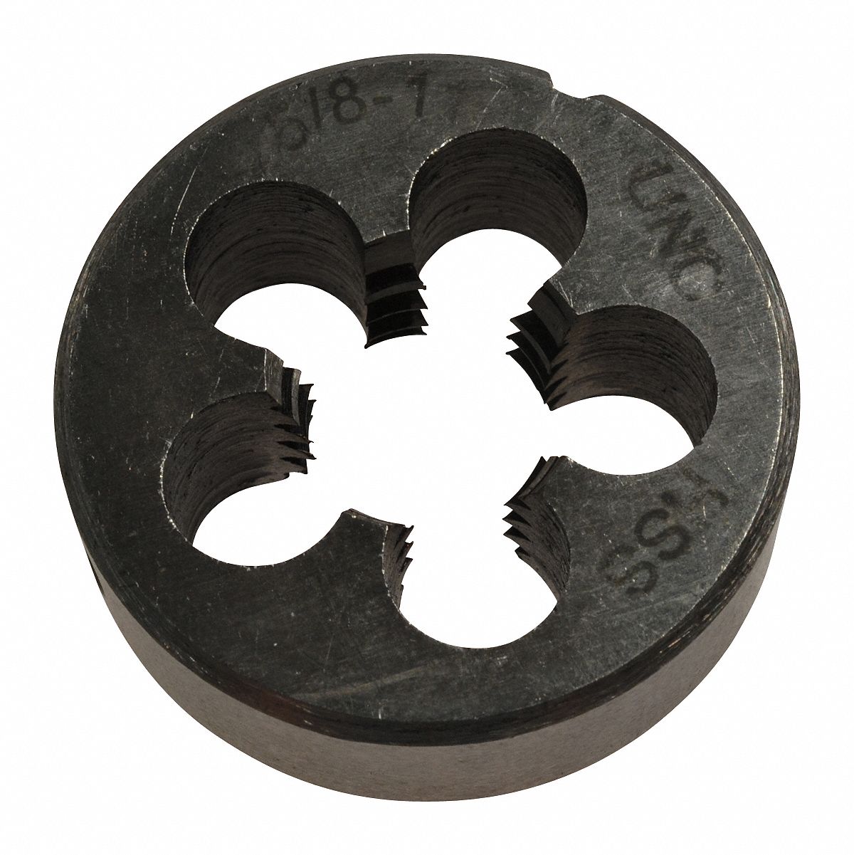 WESTWARD, Solid, 5/8"-11 Thread Size, Round Threading Die - 45T687|314 ...