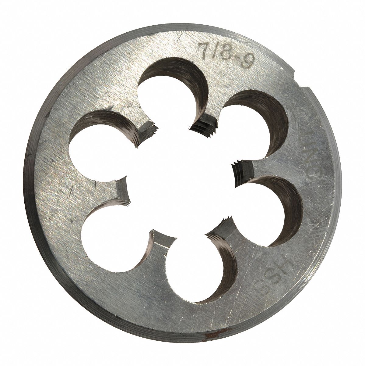 WESTWARD, Solid, 7/8"-9 Thread Size, Round Threading Die - 45T731|314 ...
