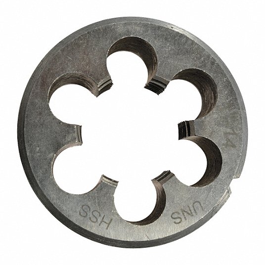 WESTWARD, Solid, #1-14 Thread Size, Round Threading Die - 45T851|314 ... WESTWARD, Solid, #1-14 Thread Size, Round Threading Die - 45T851|314 ...