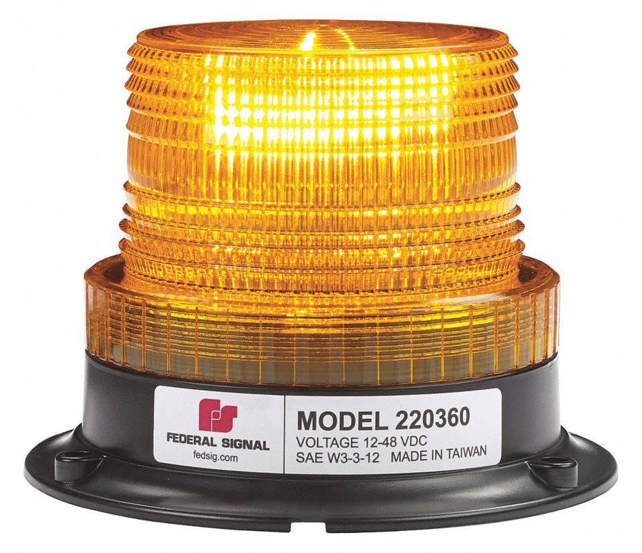 FEDERAL SIGNAL Baliza Luminosa,Montaje Magnético - 45TN92 | 220360-02 ...