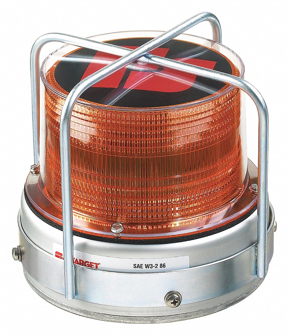 FEDERAL SIGNAL, Flashing Beacon, Amber, Beacon Light - 45TP11|420222-02 ...