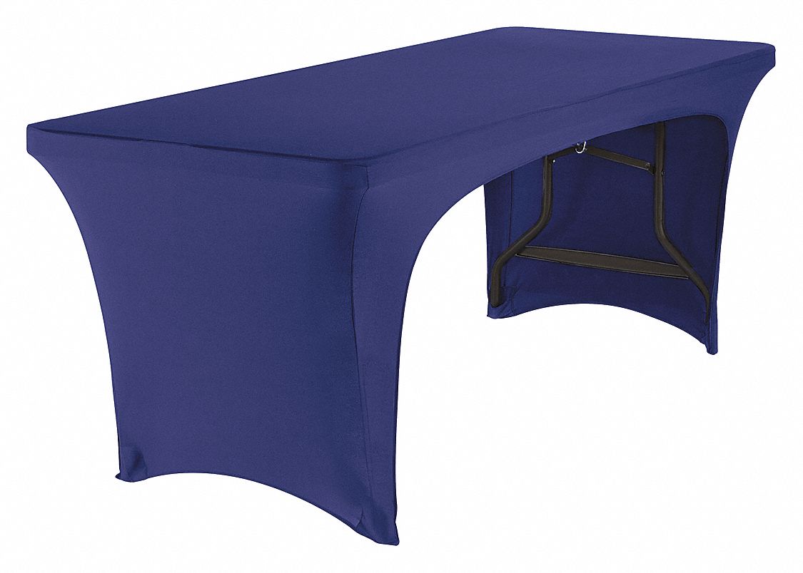 Rectangle, Blue, Table Cover - 45TR09|16546 - Grainger
