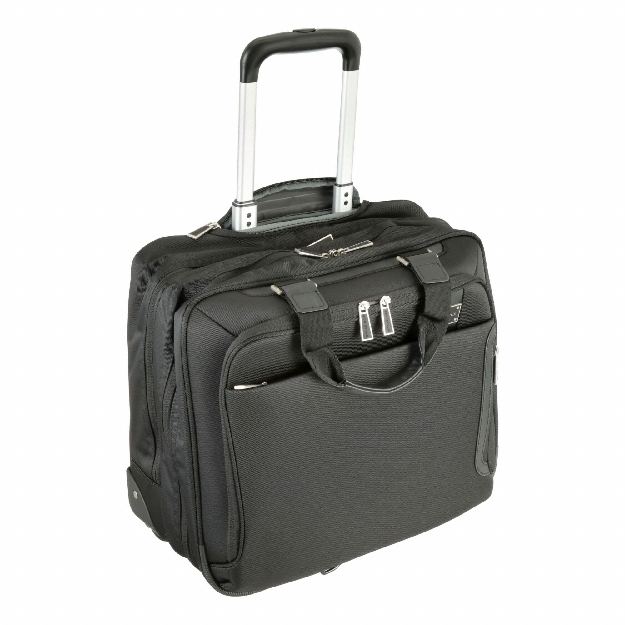 ECO STYLE, Nylon, Black, Rolling Laptop Case - 45TT85|ETEX-RC15 - Grainger