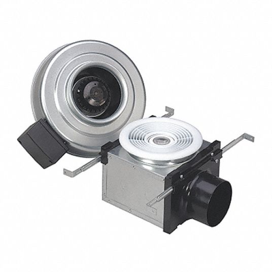 1 Ph, Steel, Inline Bathroom Fan - 45TU09|PB 110L7 - Grainger