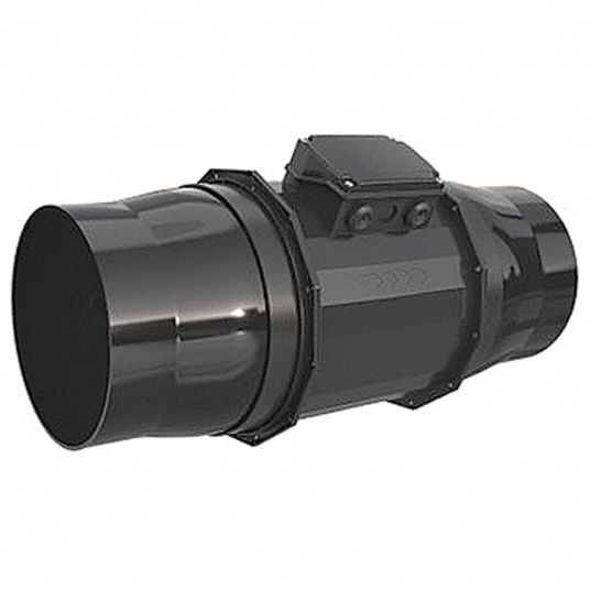 1 Ph, Plastic, Inline Duct Fan - 45TU21|prioAir 6 EC - Grainger