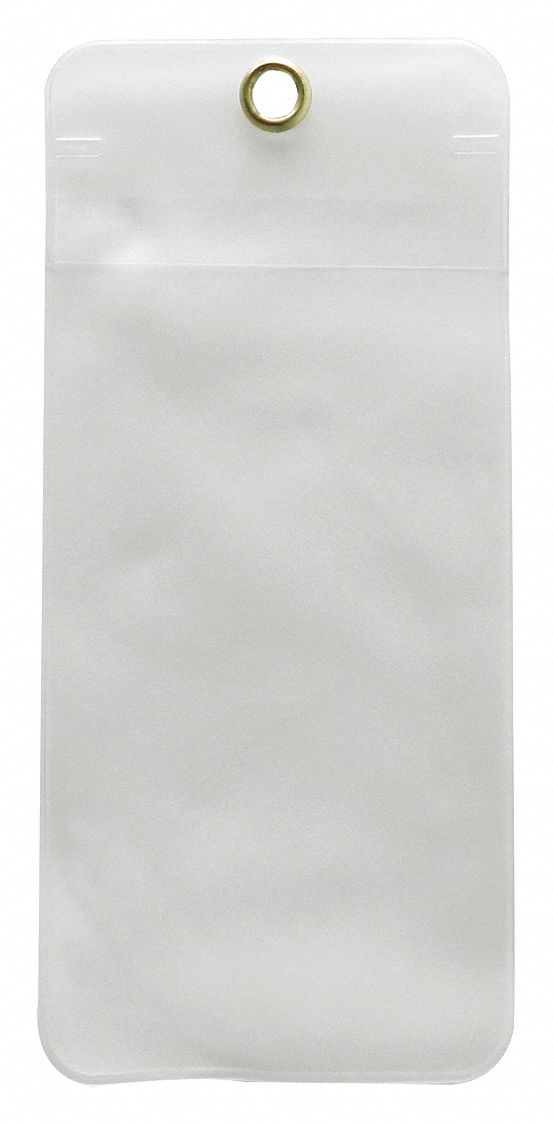 PVC, 6 7/8 in Ht, Tag Protector - 45TU91|45TU91 - Grainger