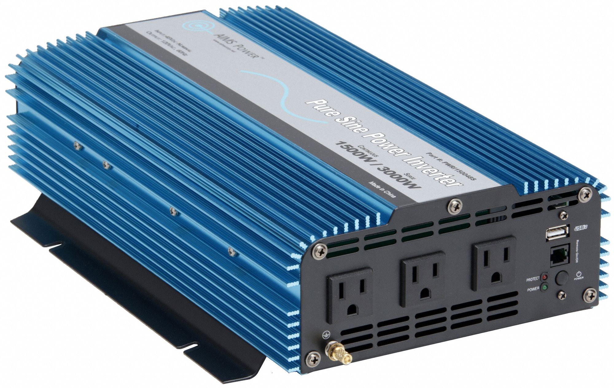 AIMS POWER, Pure Sine Wave, Post, Inverter - 45TX20|PWRI150048S - Grainger