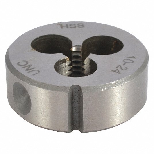 WESTWARD, Solid, #10-24 Thread Size, Round Threading Die - 45U125|314 ... WESTWARD, Solid, #10-24 Thread Size, Round Threading Die - 45U125|314 ...
