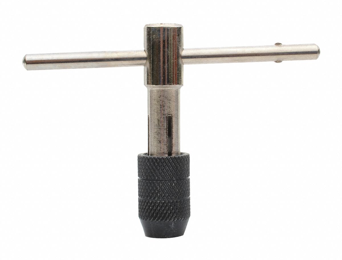 WESTWARD Tap Wrench: T-Handle, Parallel, 6.00 mm Min. Tap Size, 0.00 mm ...