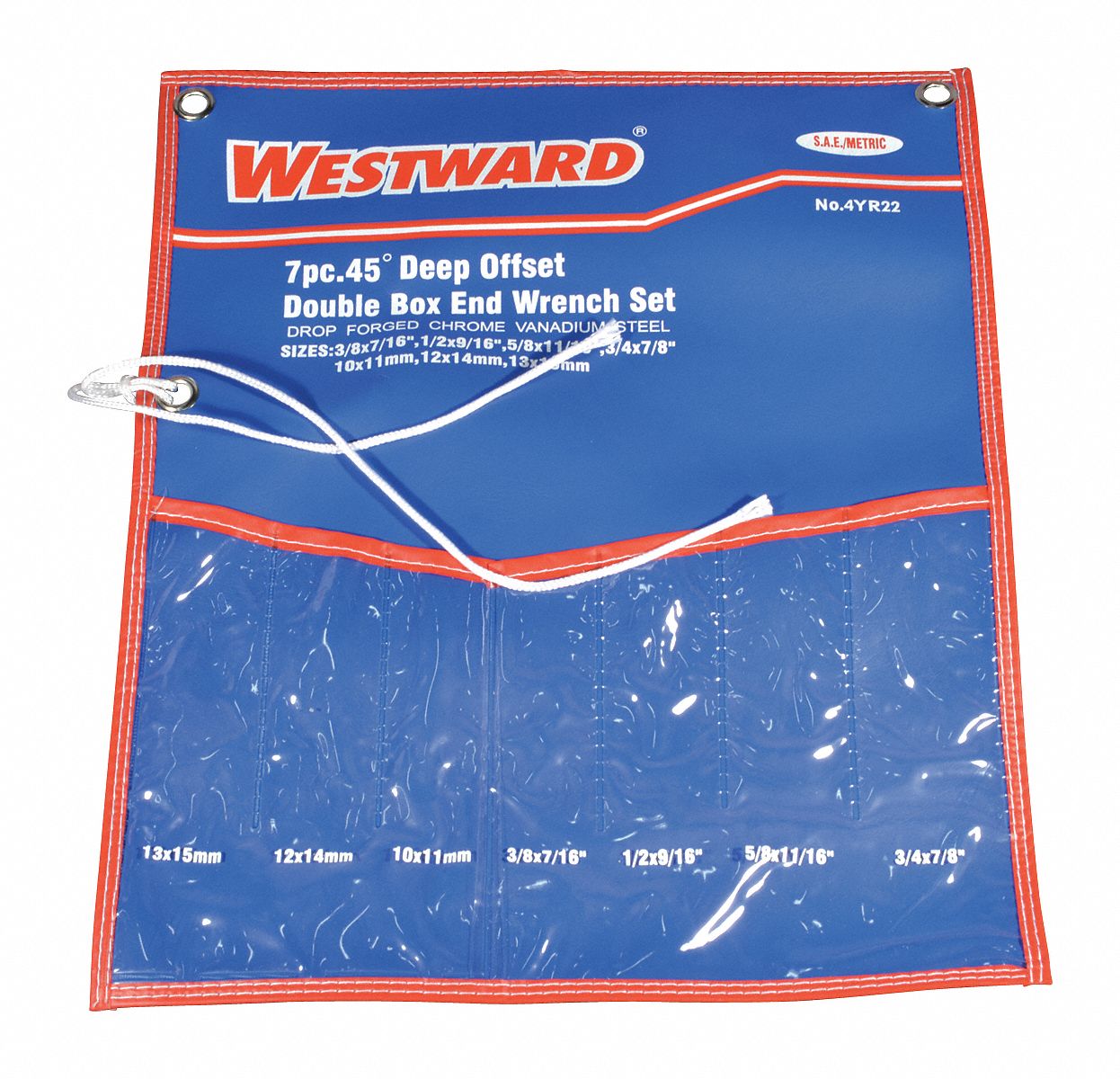WESTWARD, Box End Wrench Set Case - 45U157|P4YR22 - Grainger