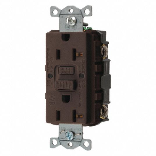 Duplex, 5-20R, GFCI Receptacle - 45UF56|GFWRST20 - Grainger