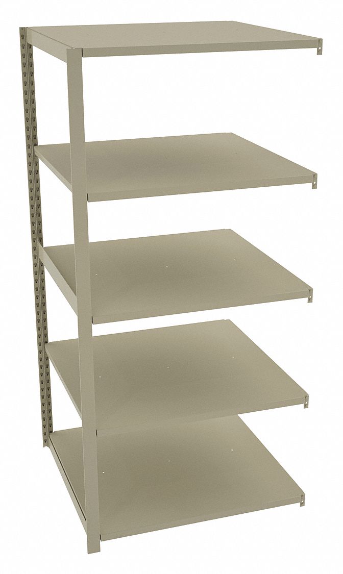 TENNSCO, Add-On, Medium-Duty, Boltless Shelving - 45UW59|TO-5-3636-6 ...