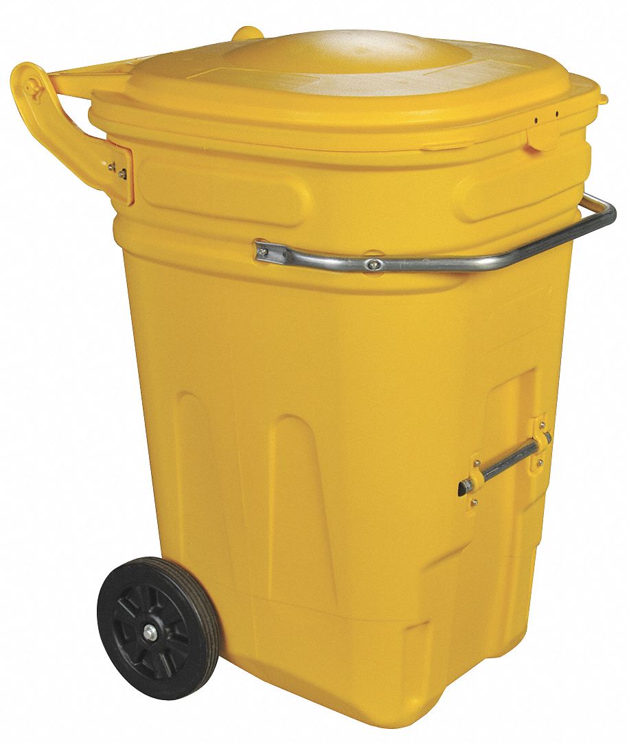 EAGLE, Yellow, 95 gal Capacity, Industrial Spill Cart - 45UW97|1697Y ...