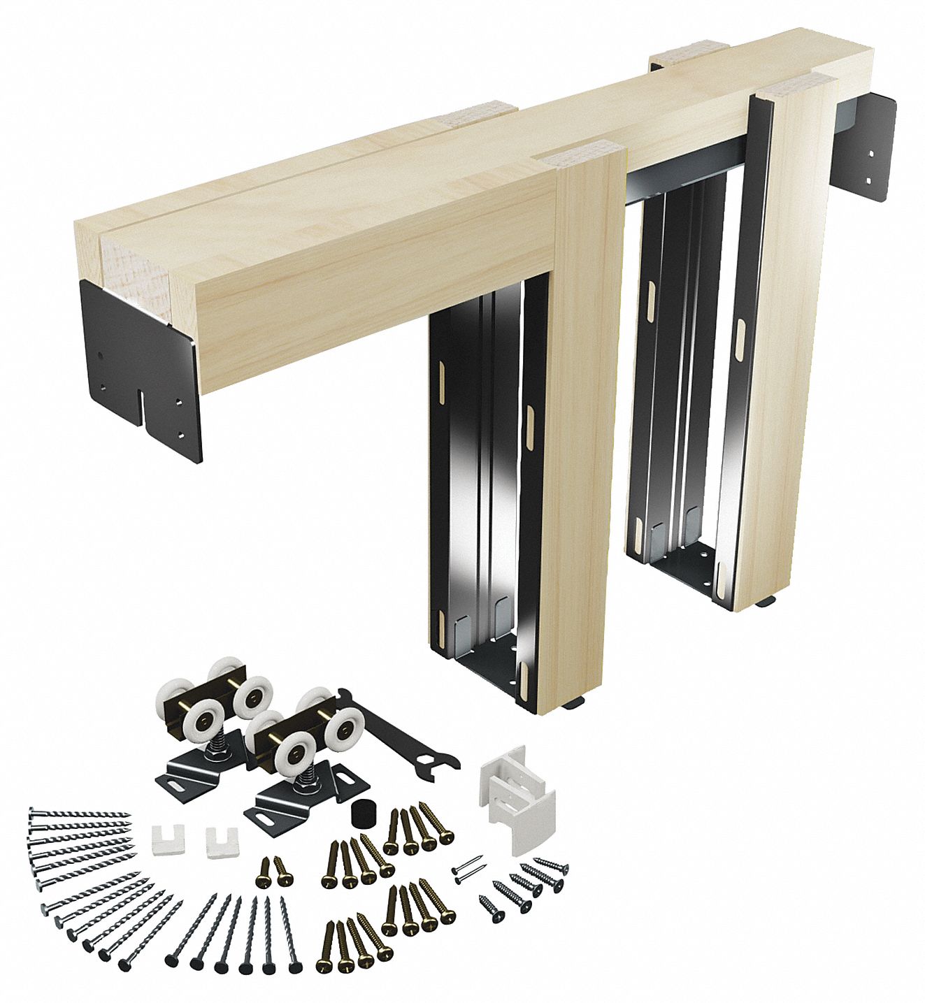 PRIME-LINE, 2 ft Lg, 24 in Wd, Hanger Kit - 45UZ22|164553 - Grainger