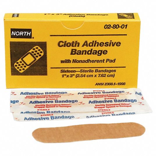 HONEYWELL, Strip Bandages, 1 in Wd, Adhesive Bandage - 45W720|028001 ...