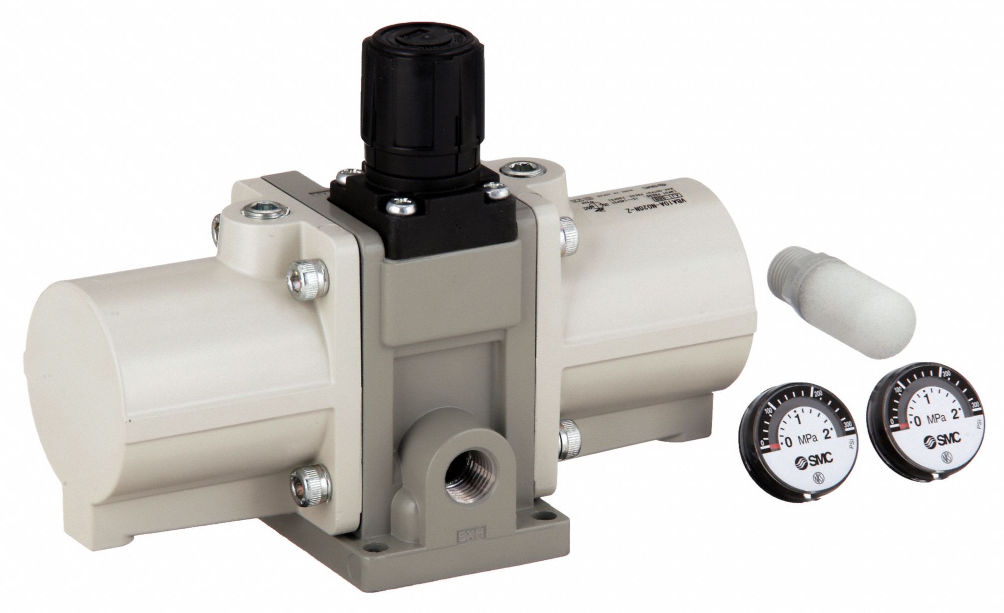 SMC Booster Regulator: 1/4 in, NPT, 8.1 scfm, 290 psi Max Op Pressure ...