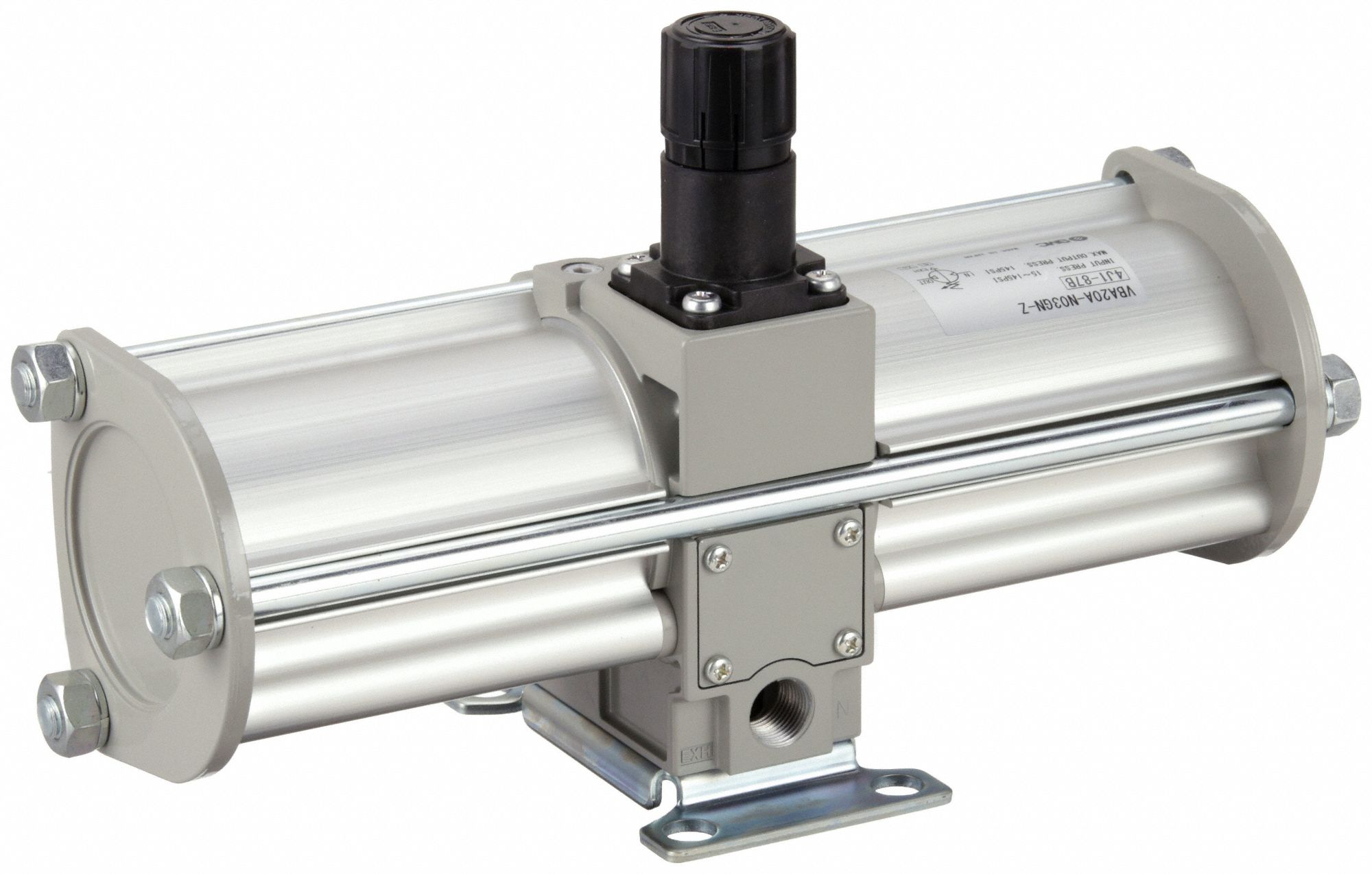 SMC Booster Regulator: 3/8 in, NPT, 35.3 scfm, 145 psi Max Op Pressure ...