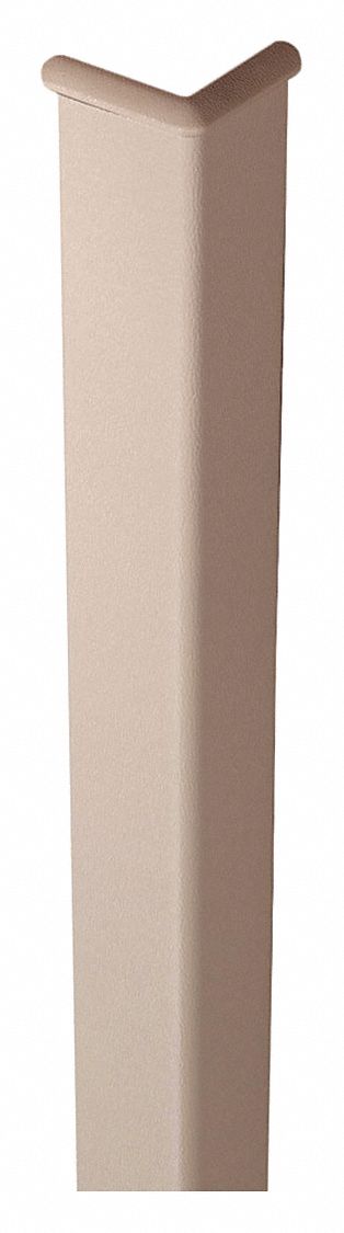 INPRO Corner Guard, Plastic, 96 in Height, 3 in Width, 0.080 in ...