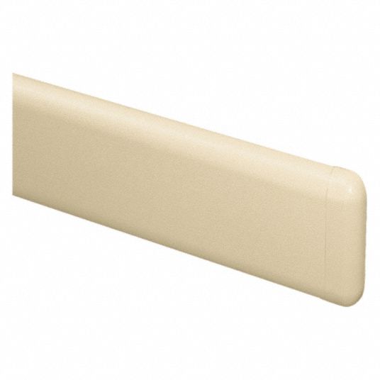 INPRO Wall Guard, Biscotti, Plastic/Aluminum, 144 in Length, 4 in ...
