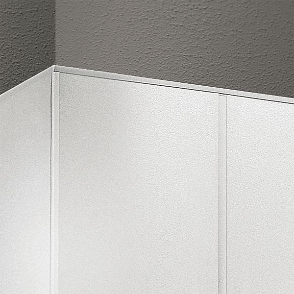 Designer White Vertical Divider Bar, Molded Plastic, Width 96 in ...