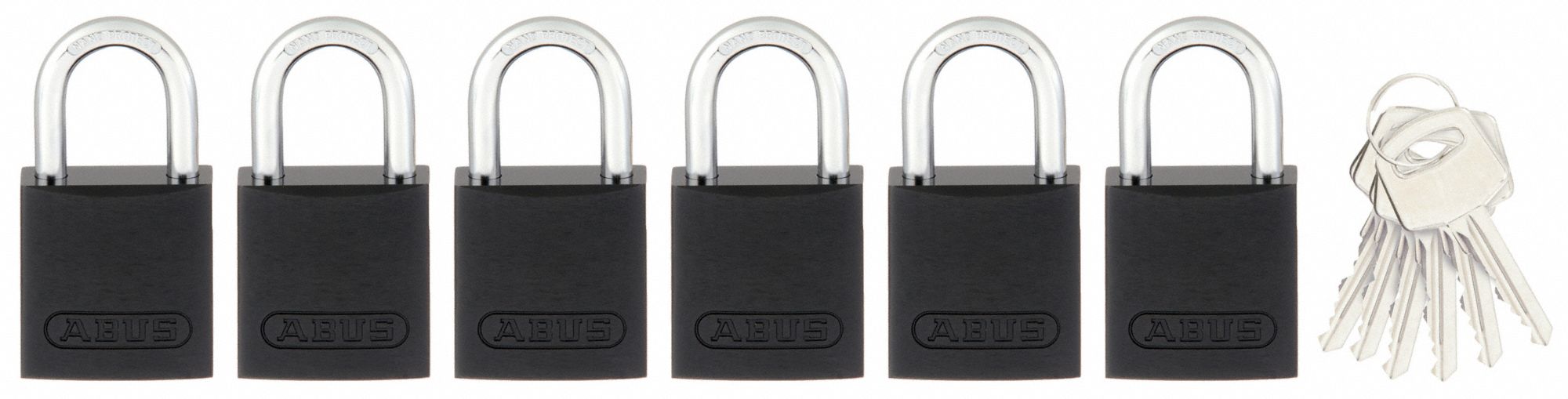 ABUS, Keyed Different, Aluminum, Keyed Padlock - 45WP29|19318 - Grainger
