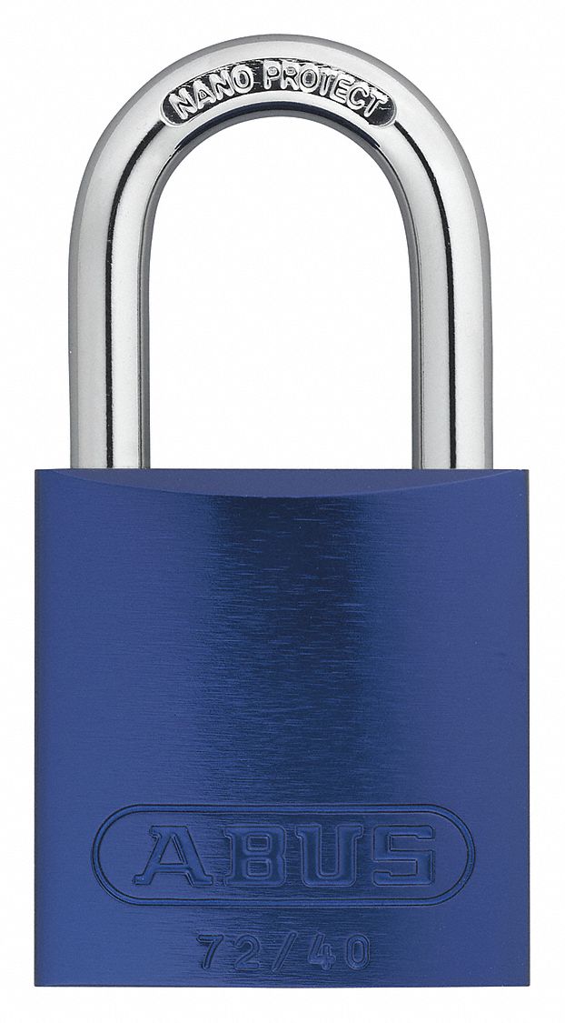 ABUS, Keyed Different, Aluminum, Keyed Padlock - 45WP25|19314 - Grainger