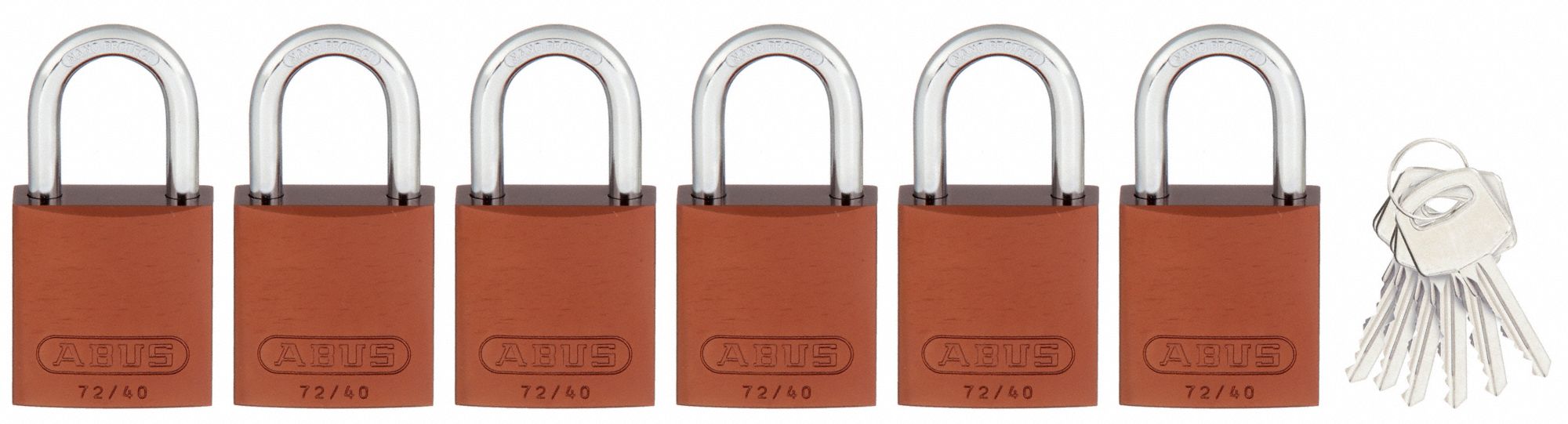 ABUS, Keyed Alike, Aluminum, Keyed Padlock - 45WP43|19331 - Grainger