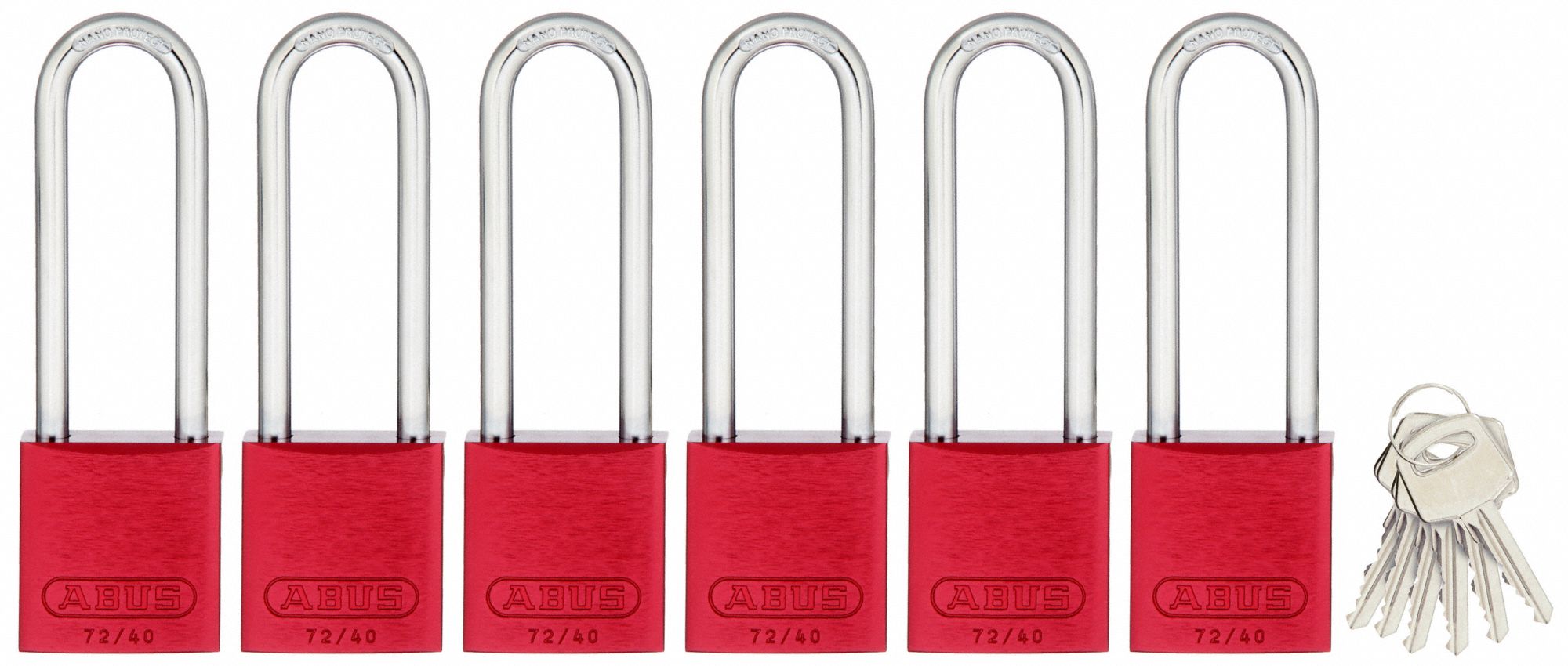 ABUS, Keyed Different, Aluminum, Keyed Padlock - 45WP62|15406 - Grainger
