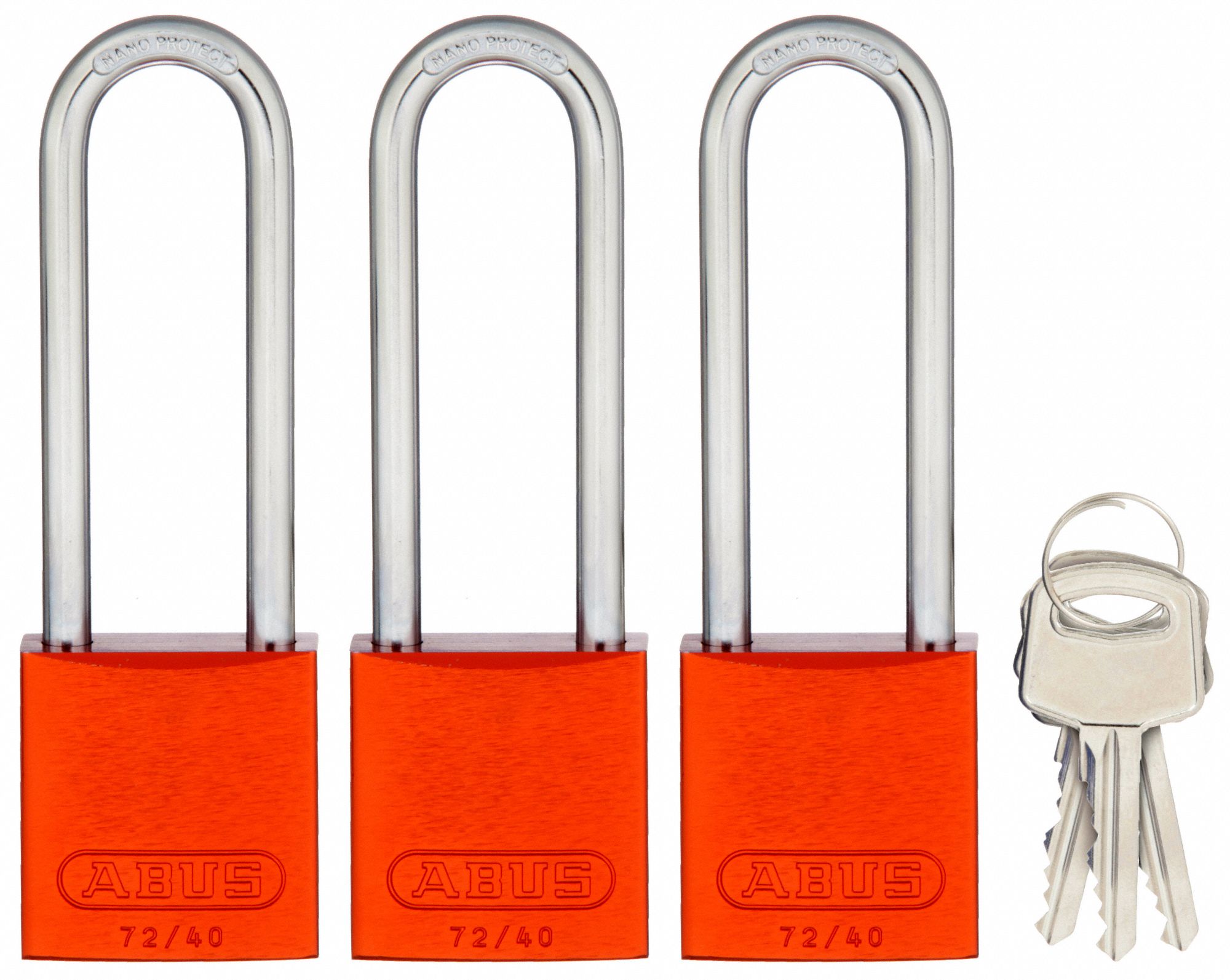 ABUS, Keyed Alike, Aluminum, Keyed Padlock - 45WP75|19363 - Grainger