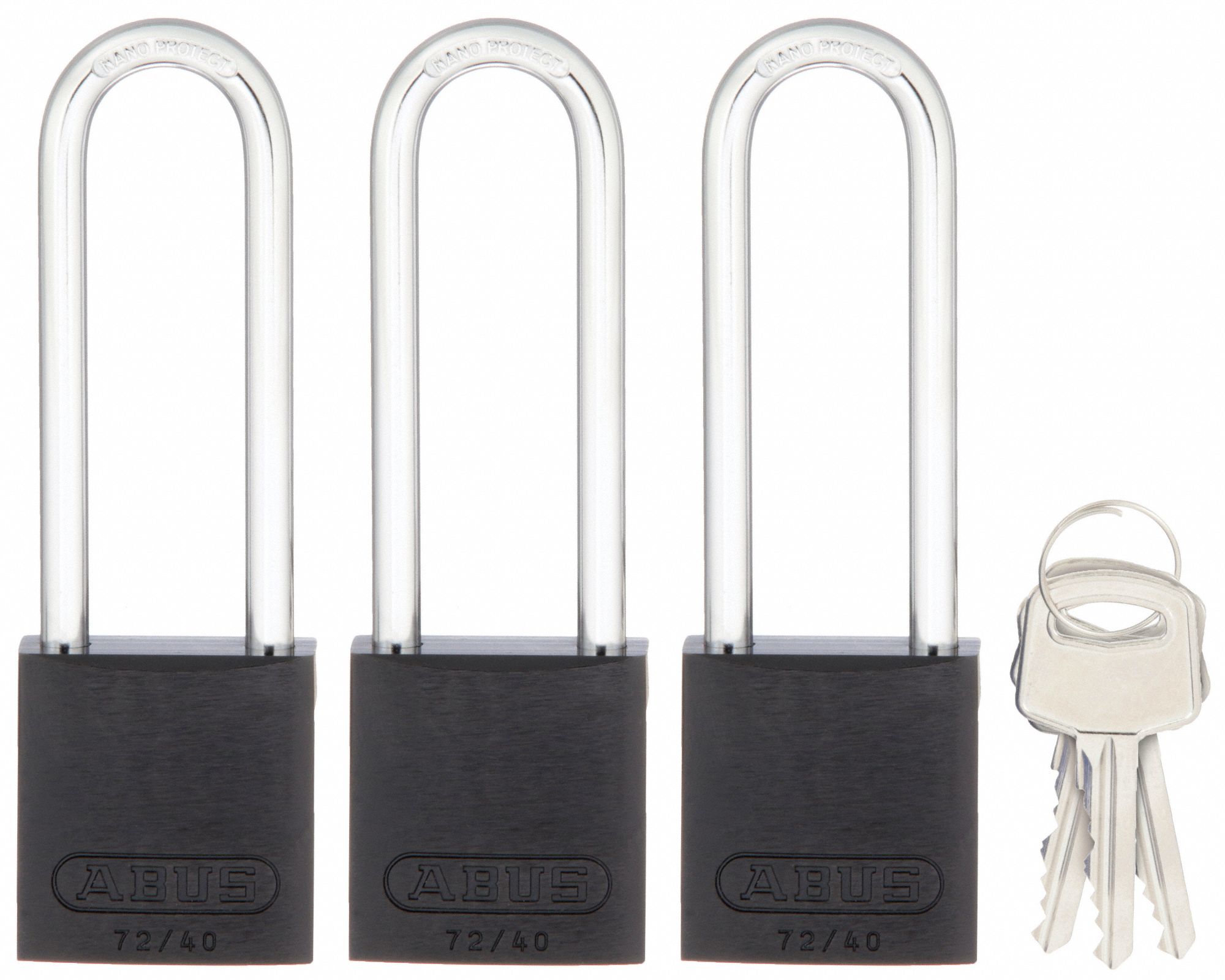 ABUS, Keyed Alike, Aluminum, Keyed Padlock - 45WP76|15418 - Grainger
