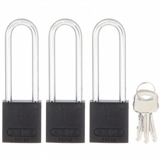 ABUS, Keyed Alike, Aluminum, Keyed Padlock - 45WP76|15418 - Grainger